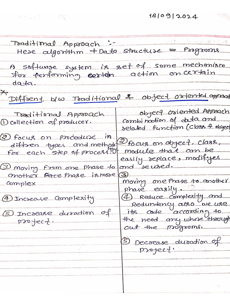 Traditional Aproach | PDF