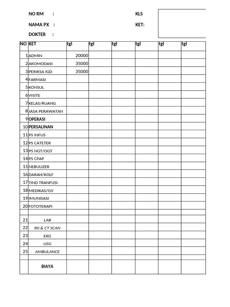 Monitoring Ranap | PDF