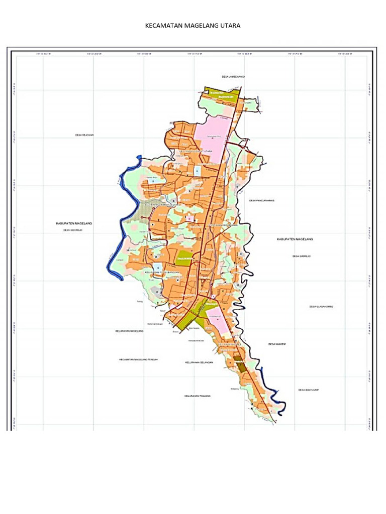 Peta Kecamatan Magelang Utara | PDF