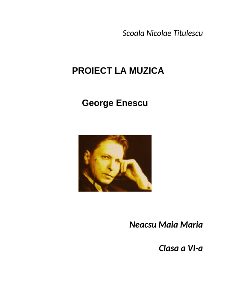 Enescu | PDF