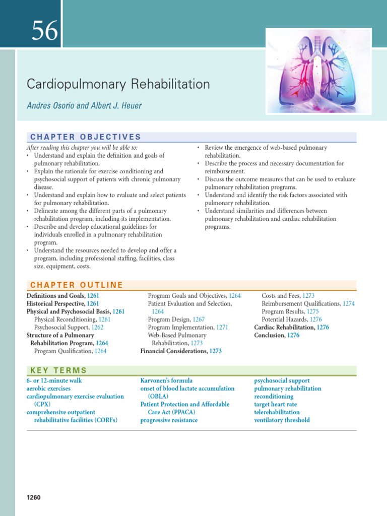 Pulmonary Rehabilitation | PDF