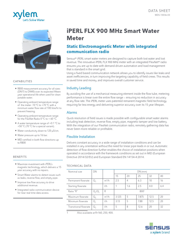 iPERL FLX 900 Datasheet 03 | PDF