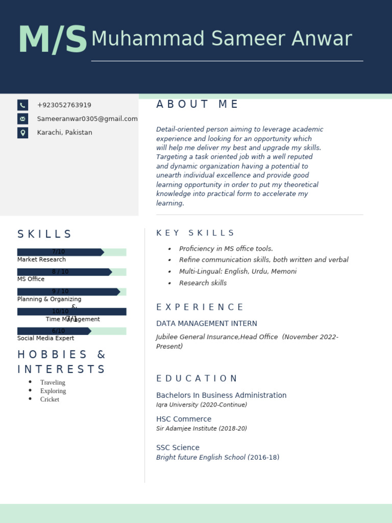 Sameer Resume | PDF