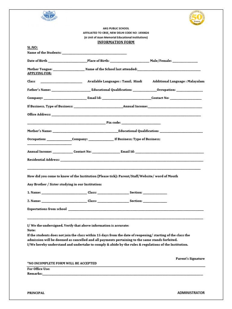 information-form | PDF