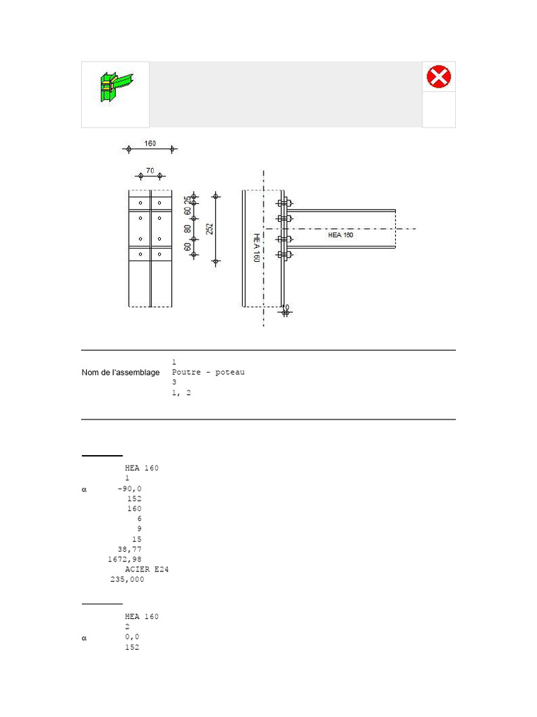 HEA 160 Structure | PDF