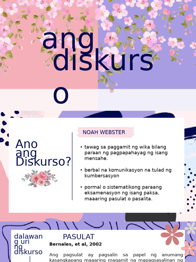Ang Diskurso | PDF