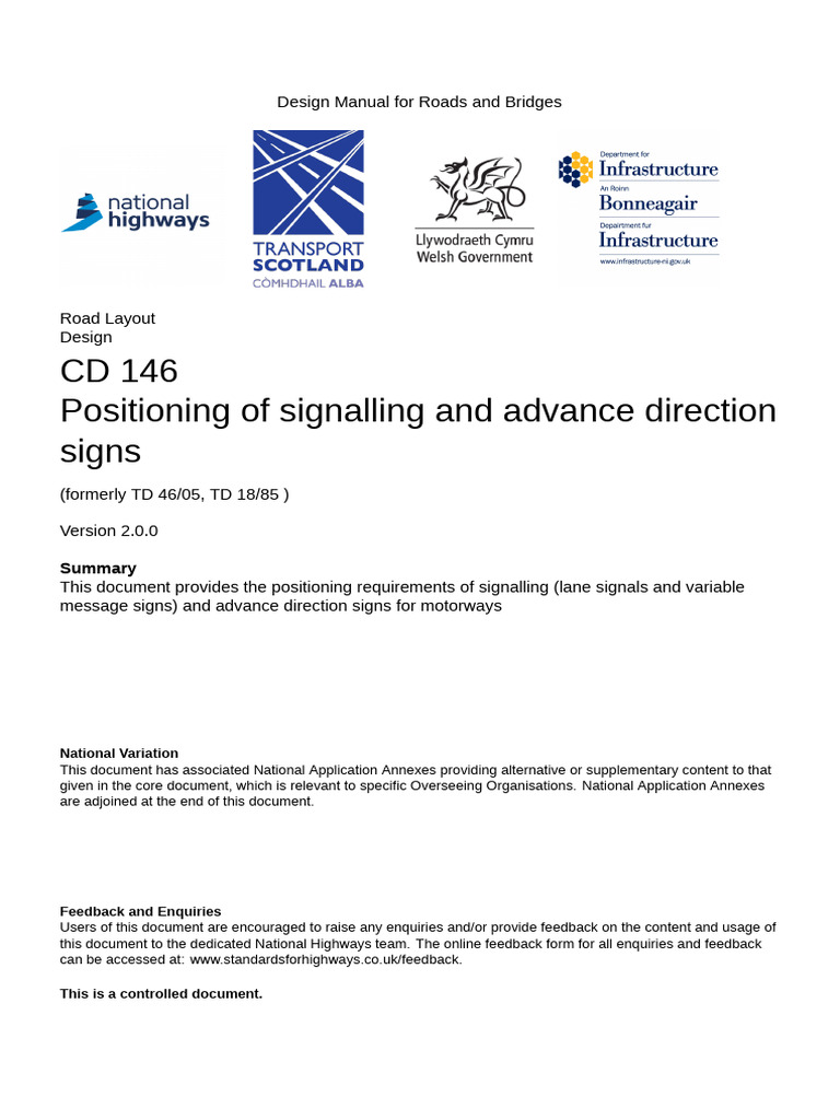 Positioning of Signalling and Advance Direction Signs-web | PDF