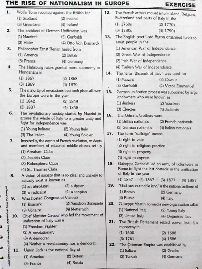 Nationalism's Growth in Europe | PDF | Italy | Political Science