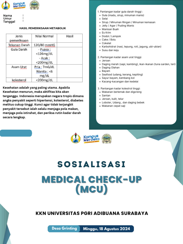 Green Illustrative Mental Health Brochure | PDF