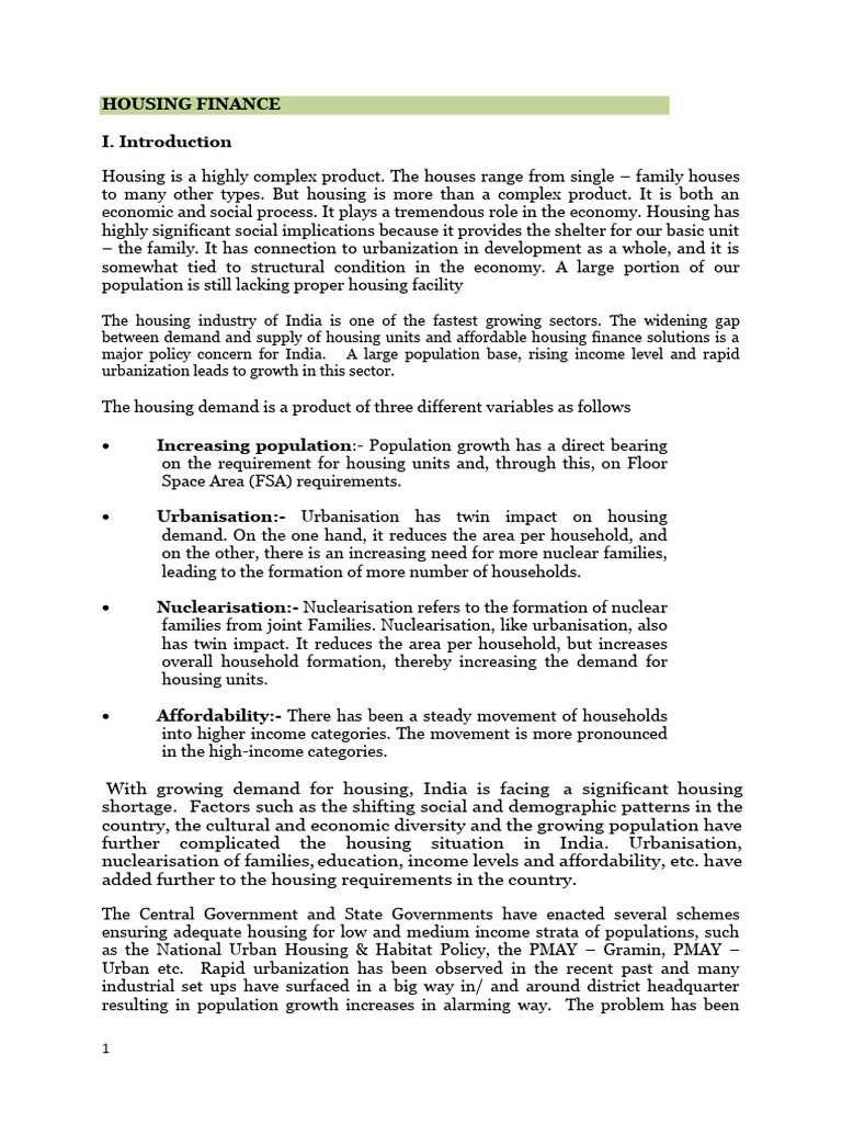 2410193653approach Paper On Housing | PDF | Economies