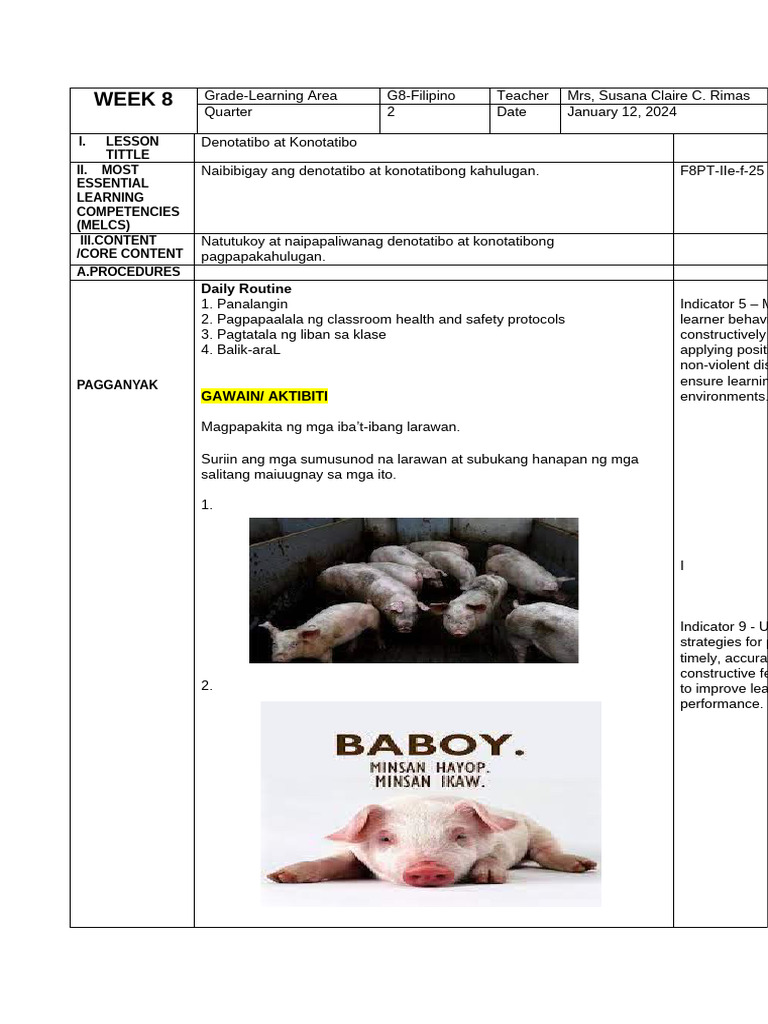 Cot 2 Final LP | PDF