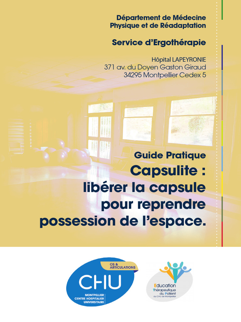 Capsulite Liberer La Capsule Reprendre Possession de Espace | PDF