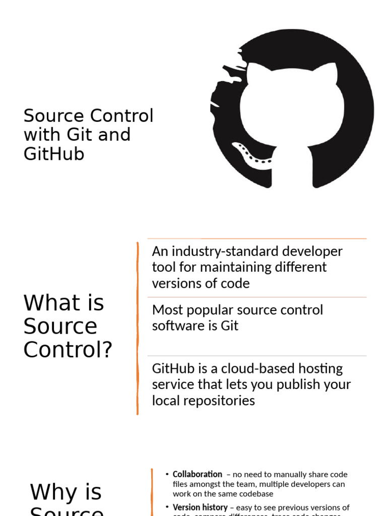 W7-C1 Source Control With Git and Github | PDF