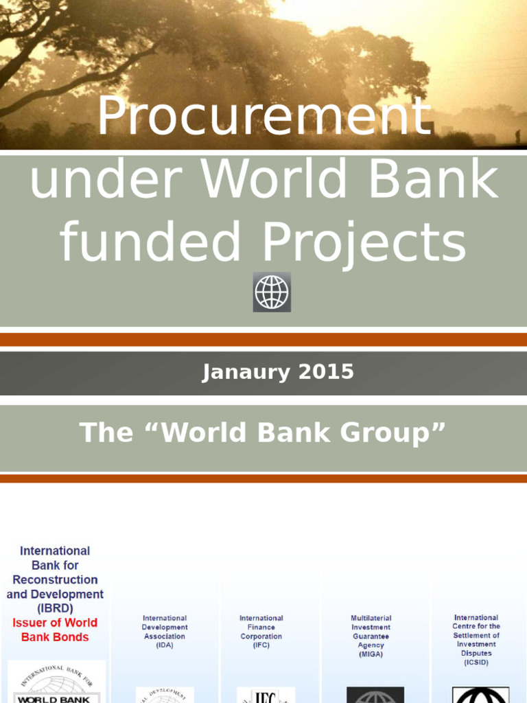 World Bank Procurement Training | PDF
