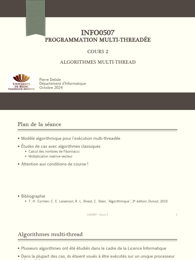 Cours2 Info0507 | PDF