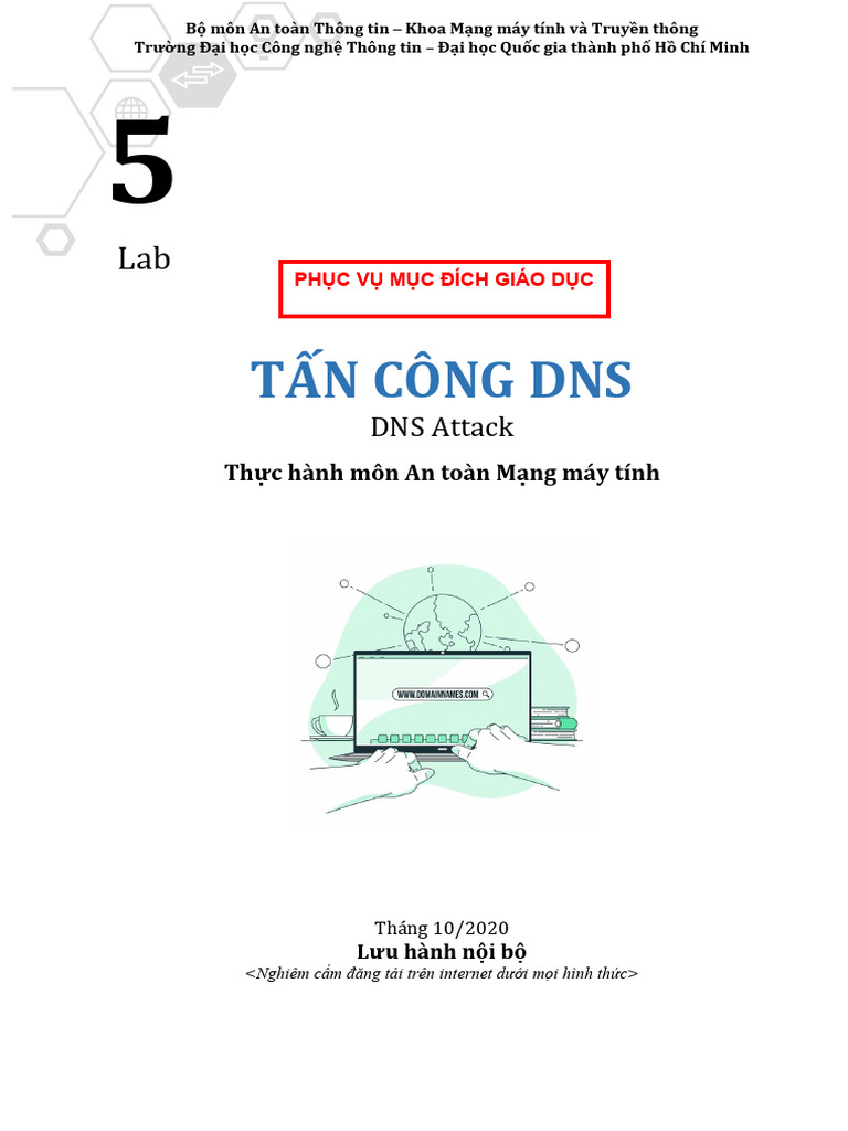 Lab 5 DNS Attack | PDF