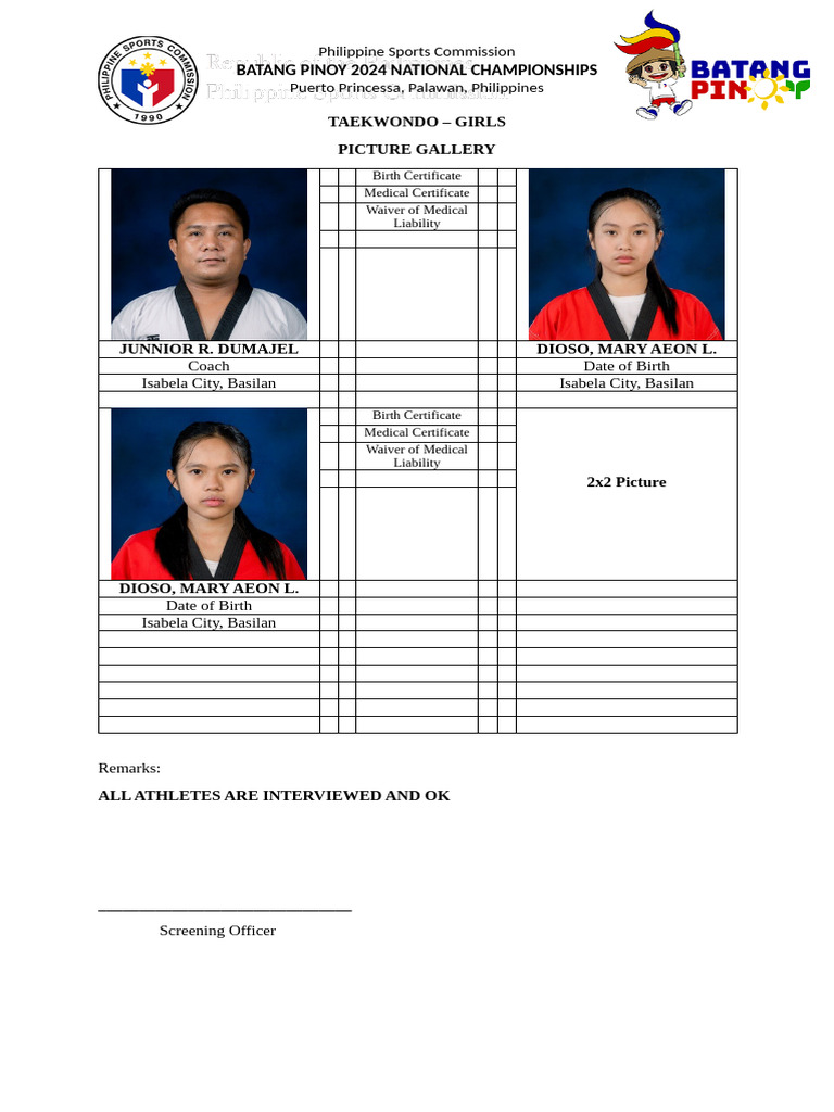 PICTURE GALLERY BATANG PINOY | PDF