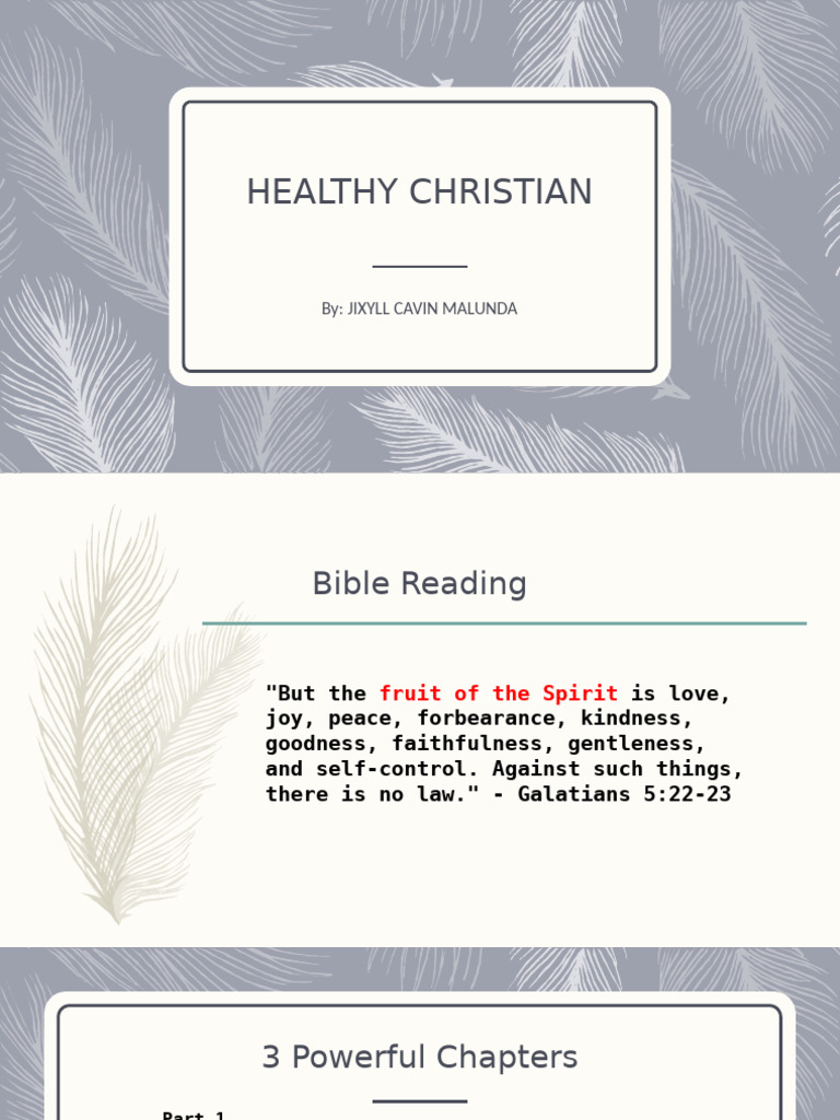 Healthy Christian | PDF