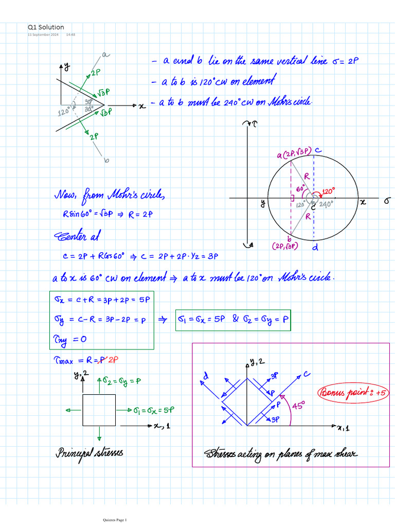 ESO202 Quiz 3 2024 14 Sep Soln | PDF