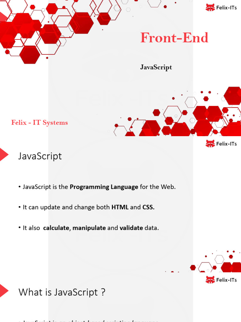 14 Lecture JavaScript | PDF