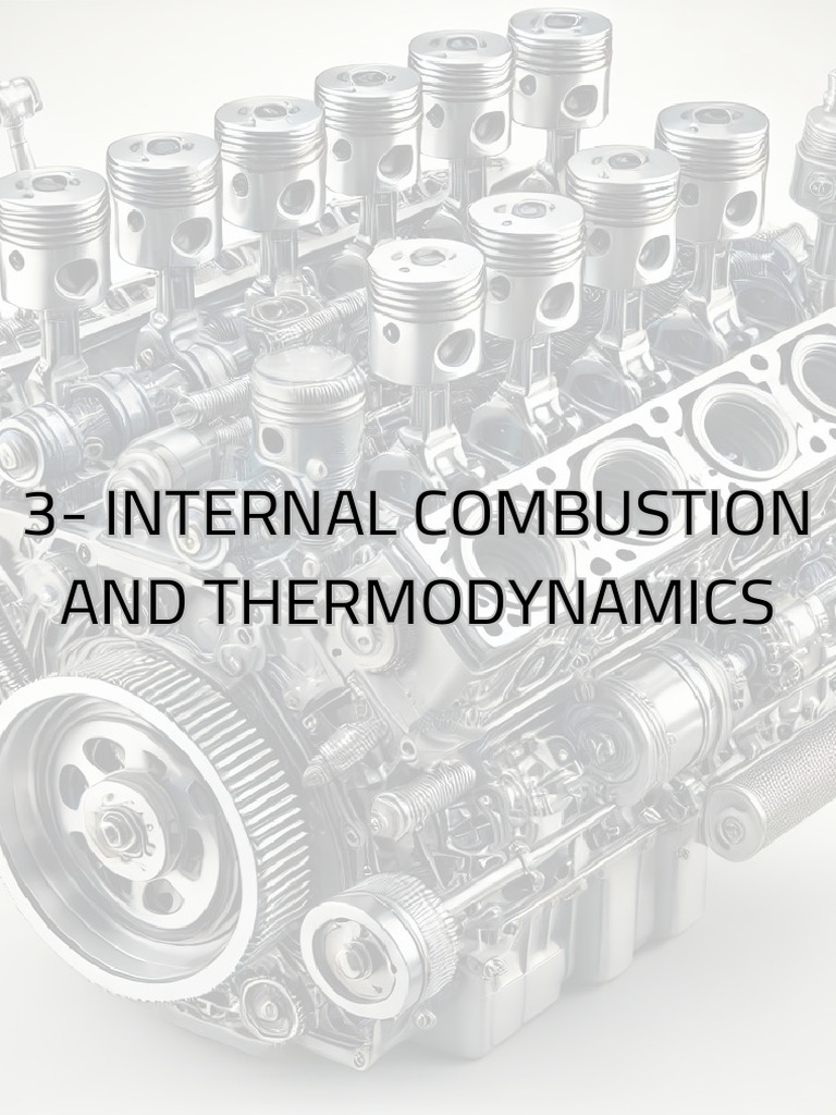 3 - INTERNAL COMBUSTION AND THERMODYNAMICS Cover | PDF