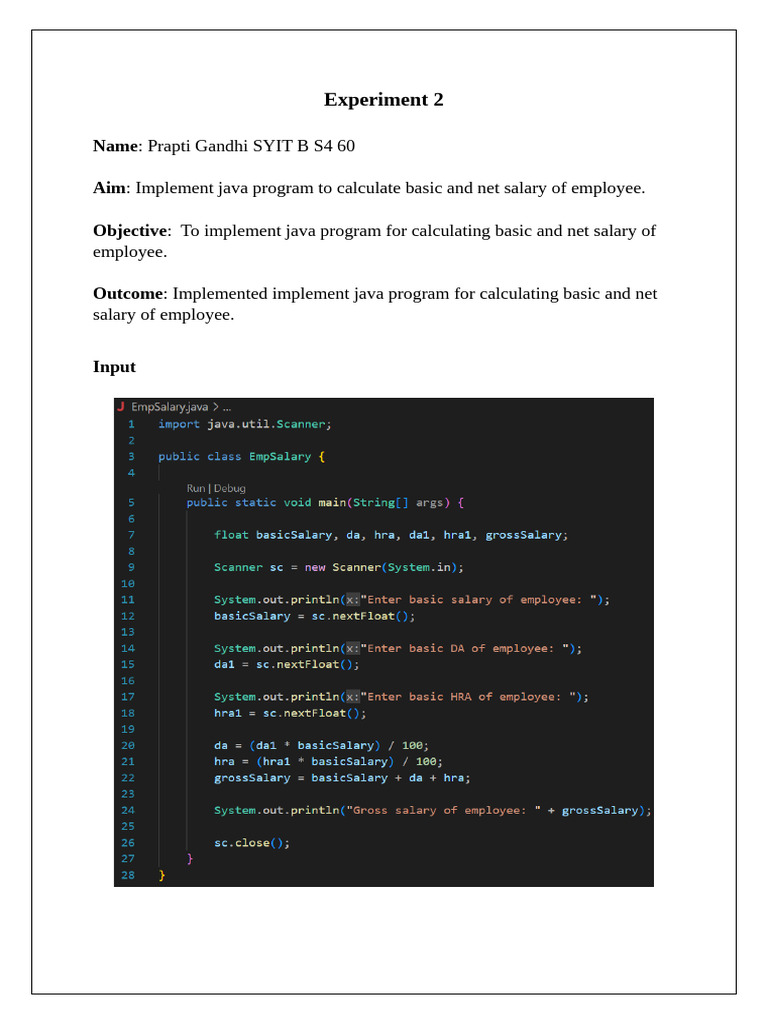 Prapti Gandhi Experiment 2 | PDF