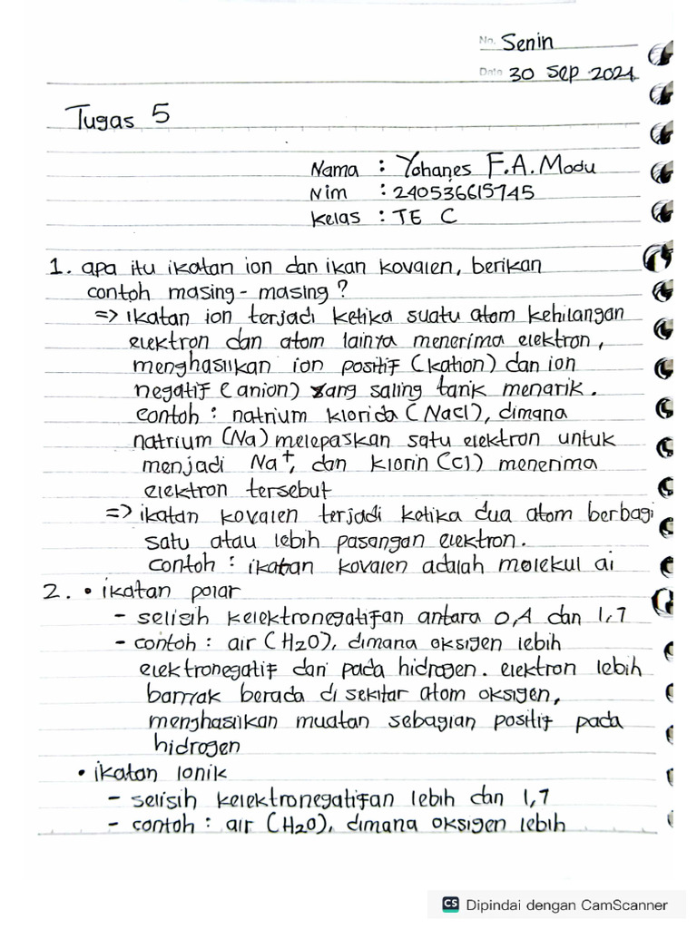 KD1 - Bab5 Ikatan Kimia | PDF