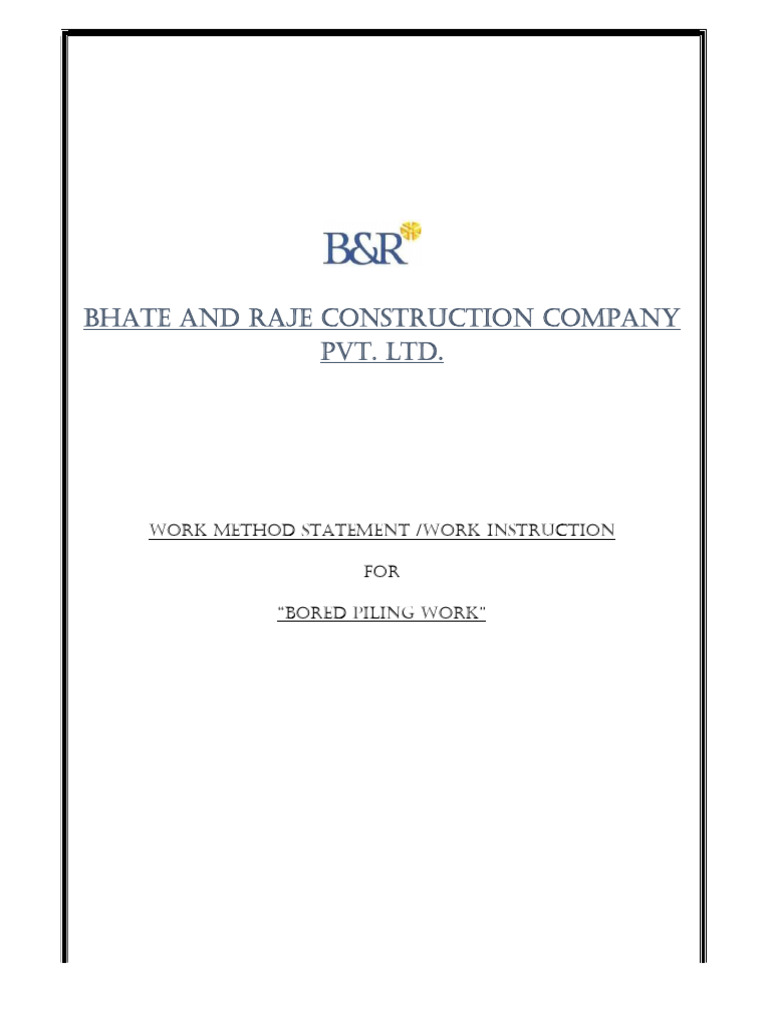 Wms Piling Work Pdf