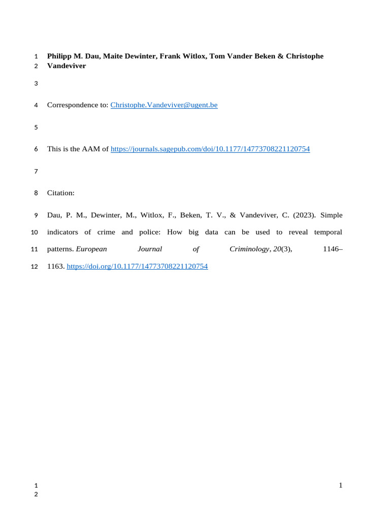 2023 AAM SimpleIndicators | PDF