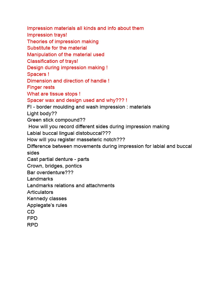 Prostho Viva Imp | PDF