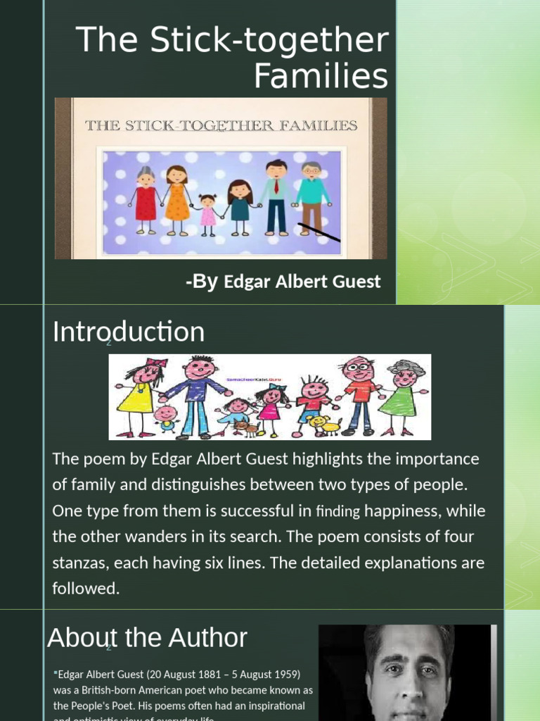 The Stick-Together Families | PDF