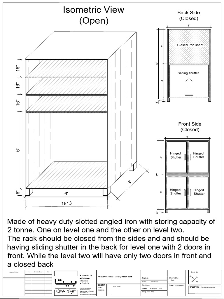 Ration Storage Furniture | PDF