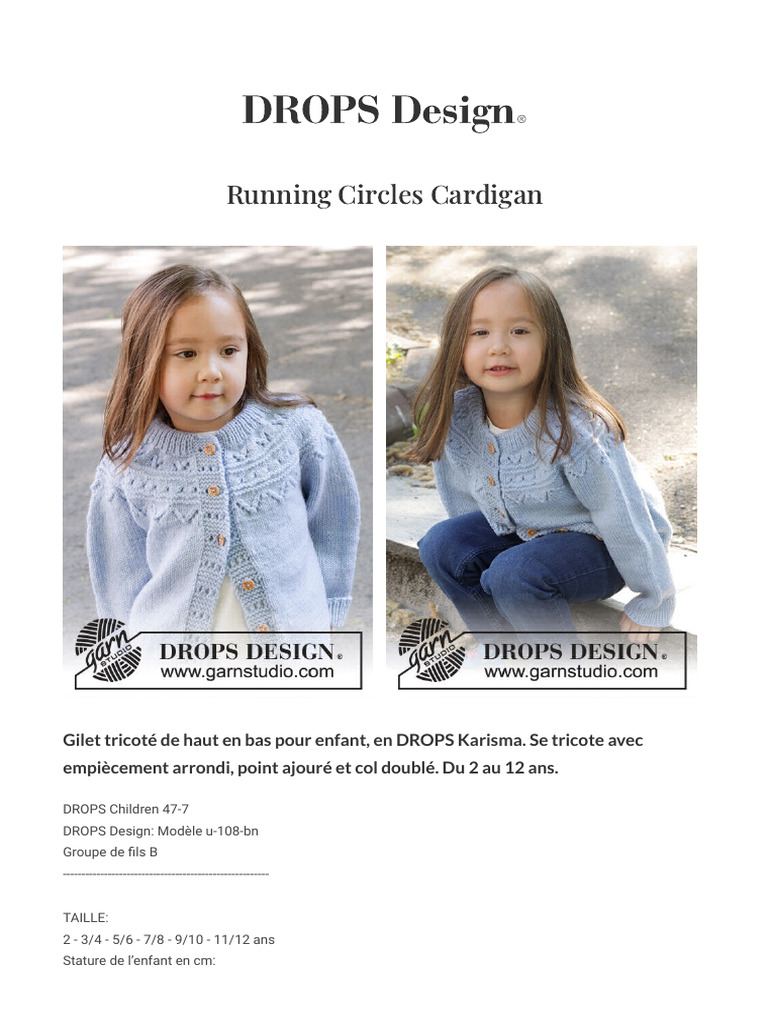 .trashed-1730631318-Running Circles Cardigan - Gilet tricoté de haut en ...