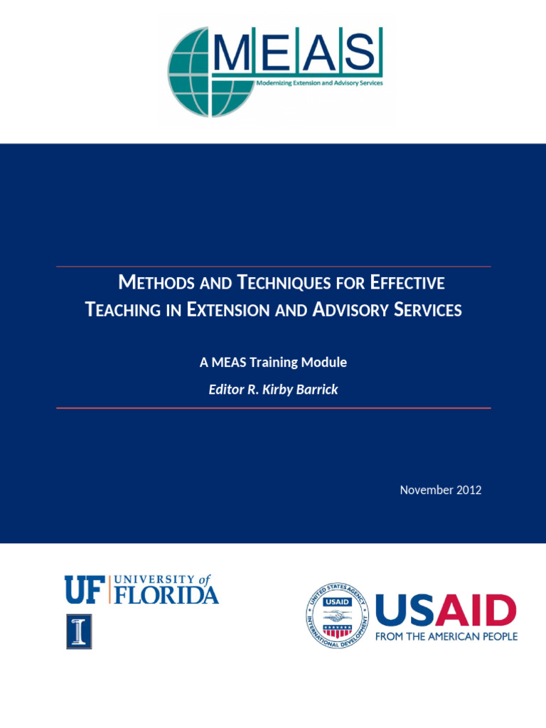MEAS Training Manual On Effective Teaching in EAS - Barrick - Nov 2012 ...
