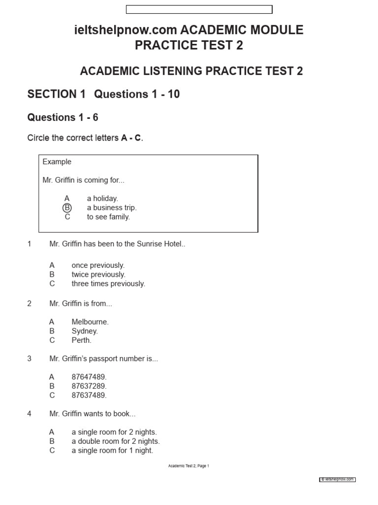 Academic Question Paper Test 2 | PDF