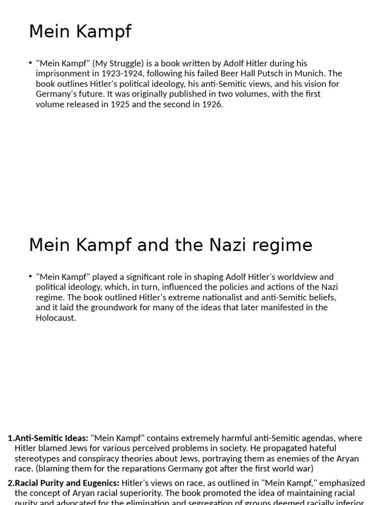 Mein Kampf | PDF
