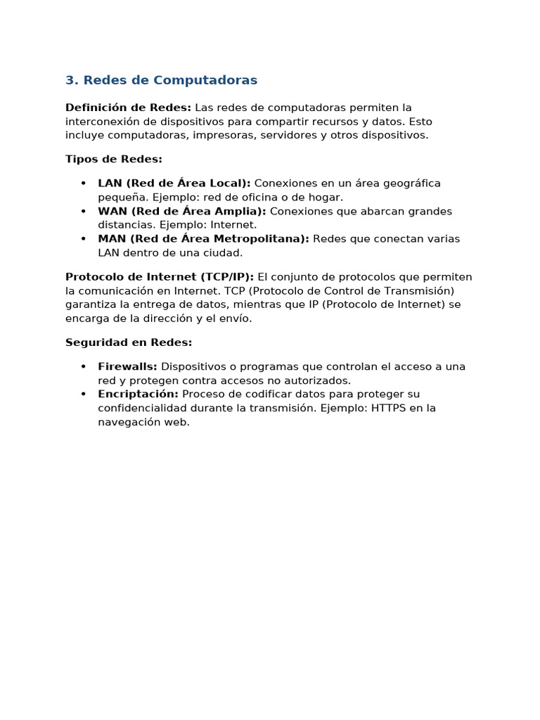 tema 3. redes de computadoras | PDF
