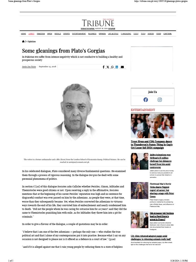 Amin Jan-Former Ambassador | PDF