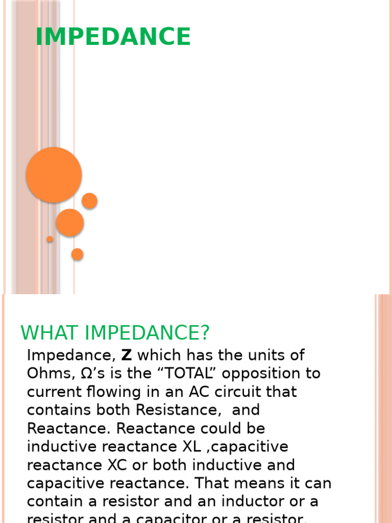 Impedance | PDF