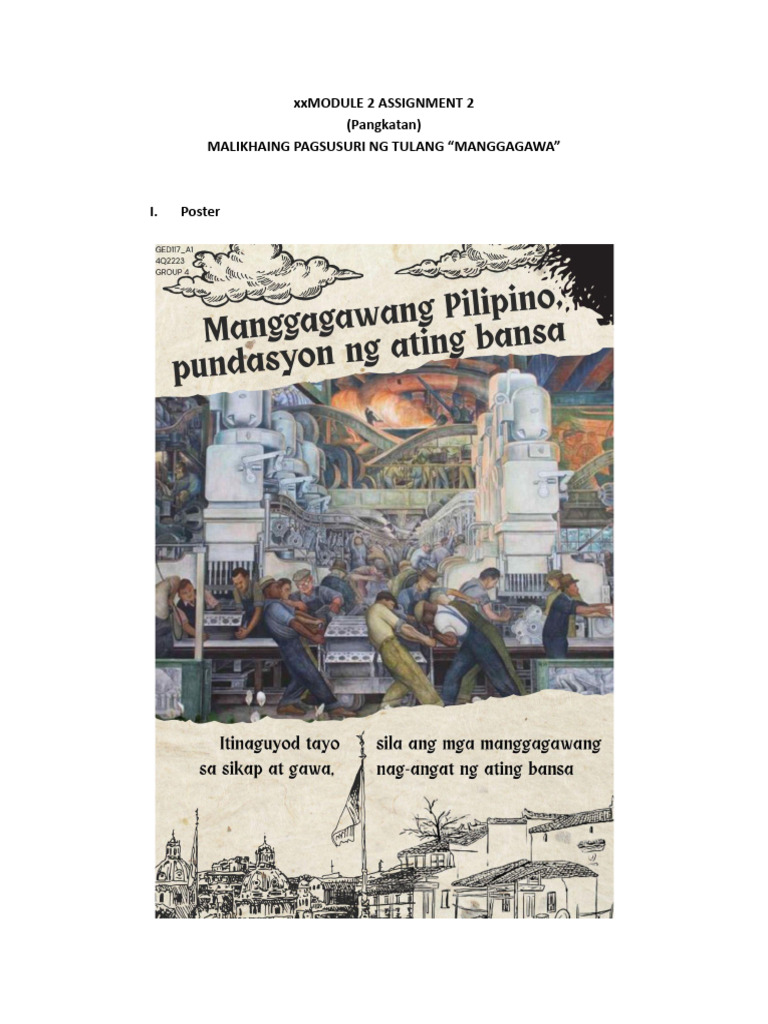 Malikhaing Pagsusuri | PDF