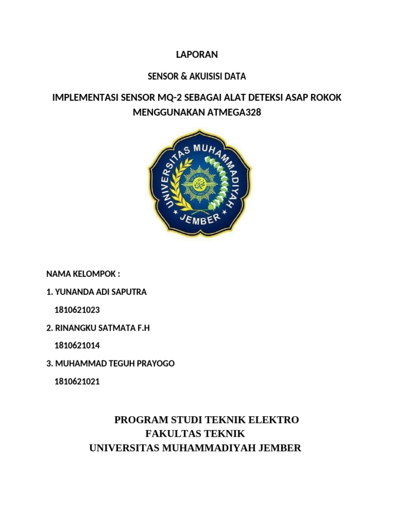 Makalah Laporan Sensor & Akuisisi Data | PDF