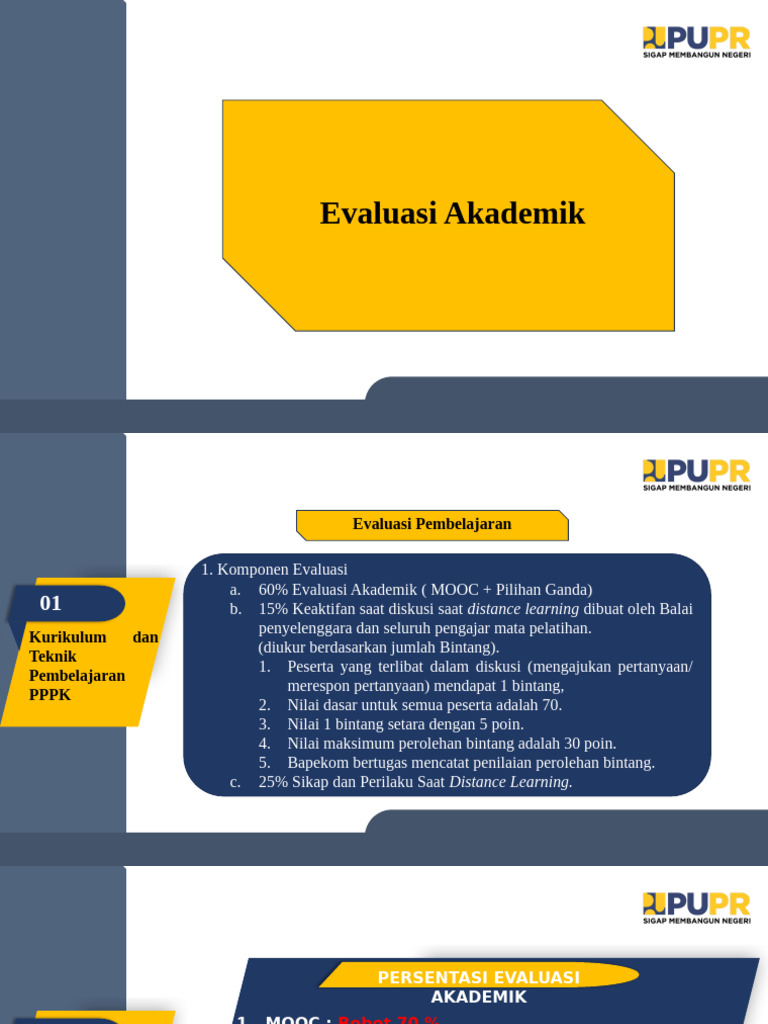 47ecc Evaluasi Akademik 43 JP | PDF