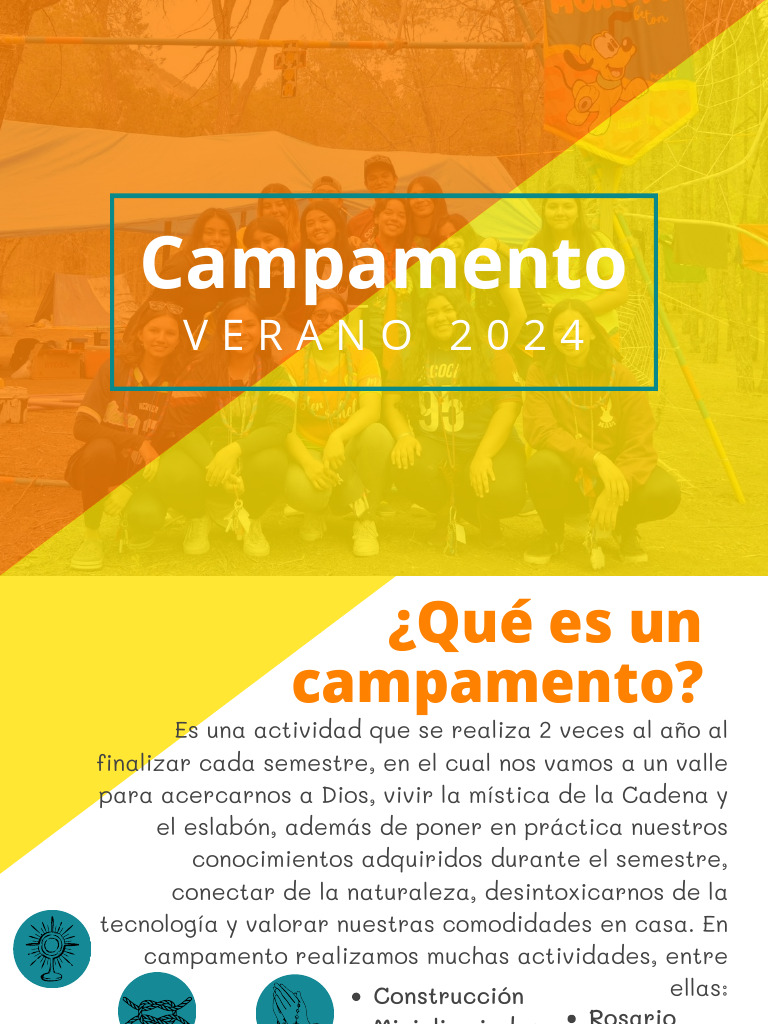 Info Campamento 2024 | PDF