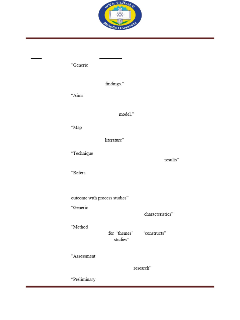 Main Review Types Pdf Systematic Review Science Mathematics