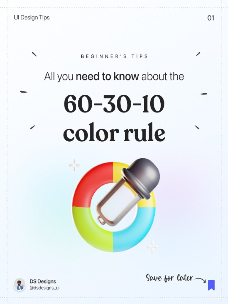 60-30-10 Color Rule | PDF