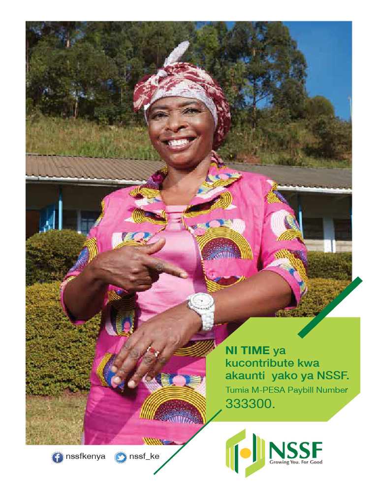 NSSF MPESA Contribution Procedure | PDF