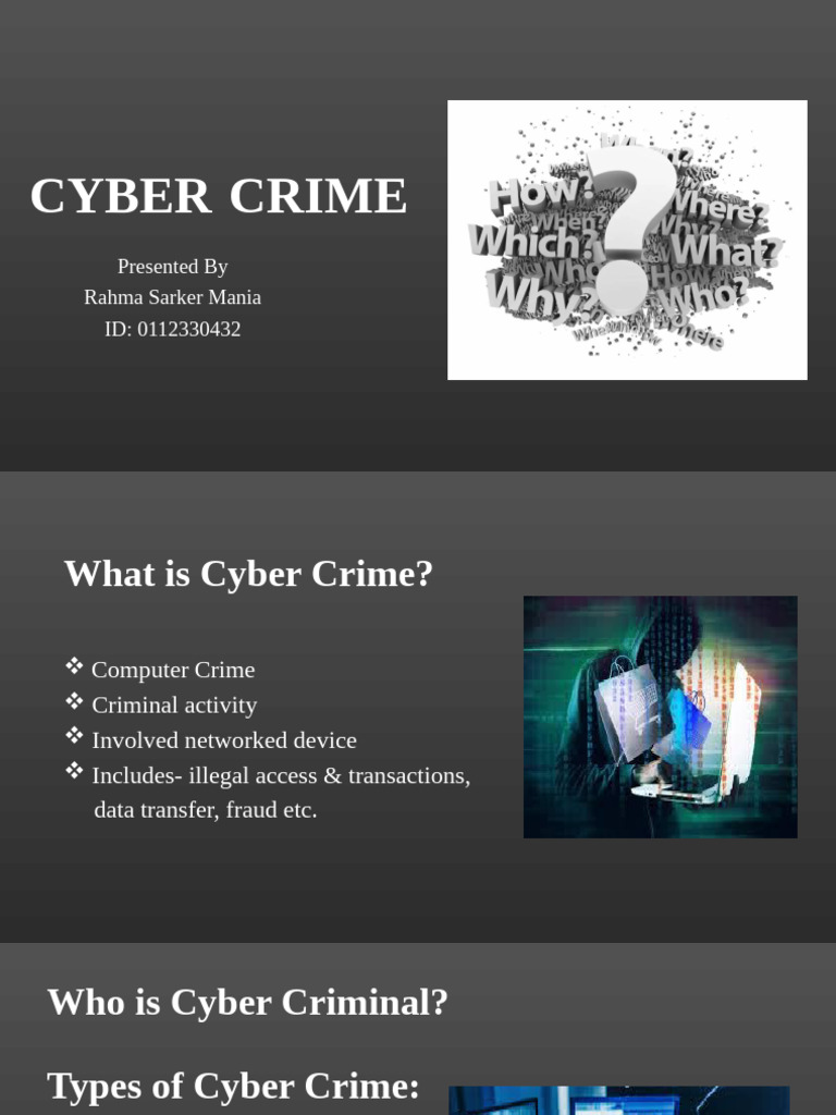 Cyber Crime | PDF