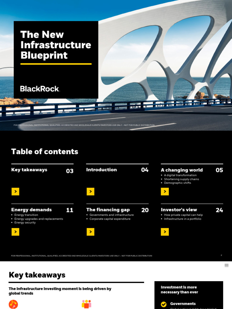 The New Infrastructure Blueprint Stamped | PDF
