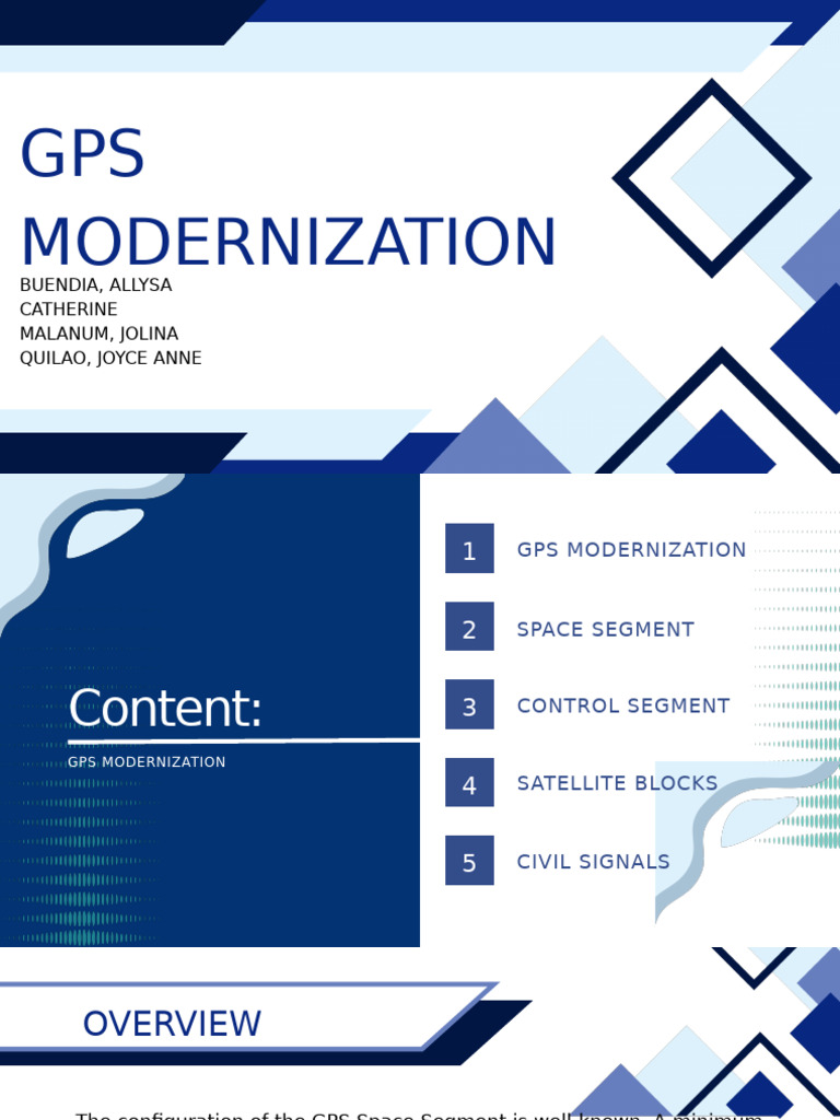Satellite Geodesy - Gps Modernization | PDF