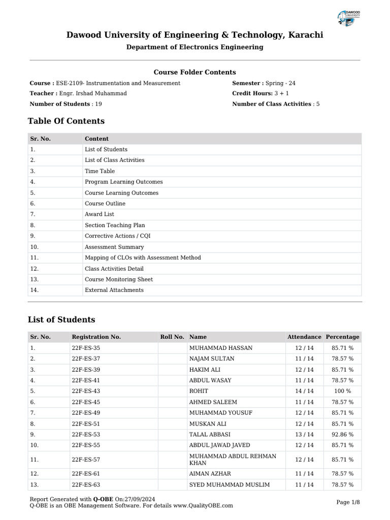 ESE-2109 - Spring - 24 Lab - Course - File PDF | PDF
